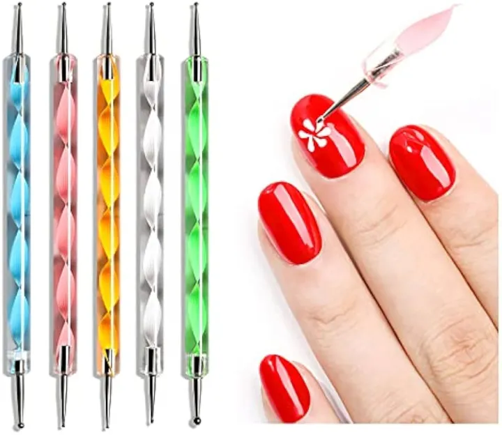 5pcs Nails Dotting Pen Tool for Arts and Craft and for Nail Art Dot ...