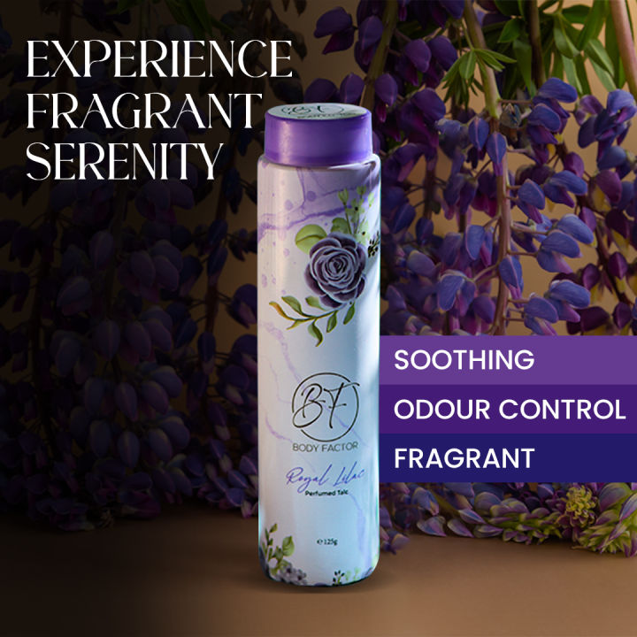 Delesh Body Factor Talcum powder Royal Lilac | Daraz.pk