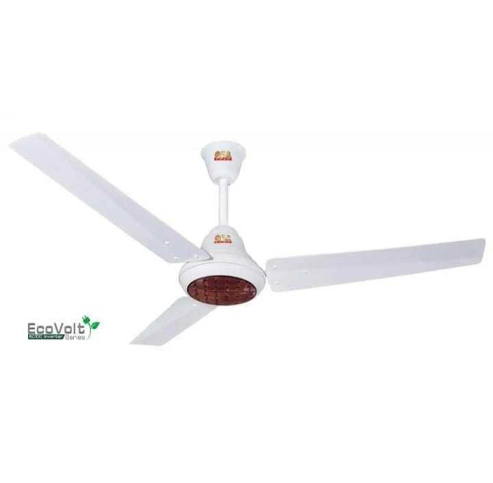 GFC Solar Crown Plus Fans AC/DC Inverter Ceiling Fan - REMOTE CONTROL 60 WATTS - 56” Blades ...