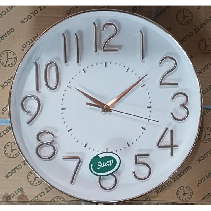 FANCY AND ATTRACTIVE WALL CLOCK STYLISH DESIGN ROUND SMOOTH MACHINE ...