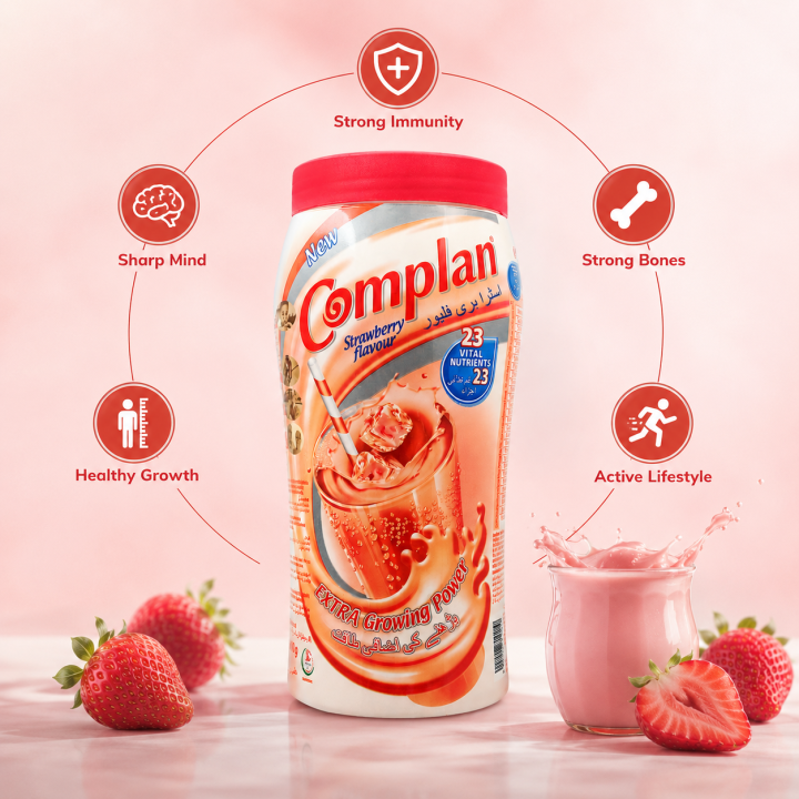 Strawberry Chocolate flavor powder Jar | Fast growing with Essential ...