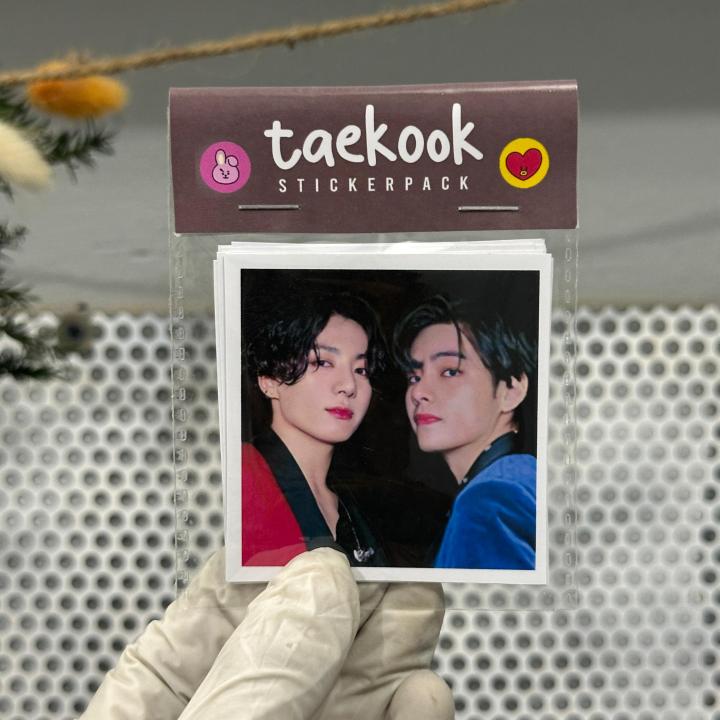 Taekook Sticker Pack | V Or Jungkook Stickers | BTS Stickers | Daraz.pk