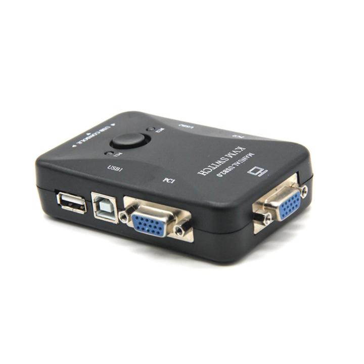 Usb Kvm Switch Switcher 2 Port Vga Svga Switch Box Usb 2.0 Mouse ...