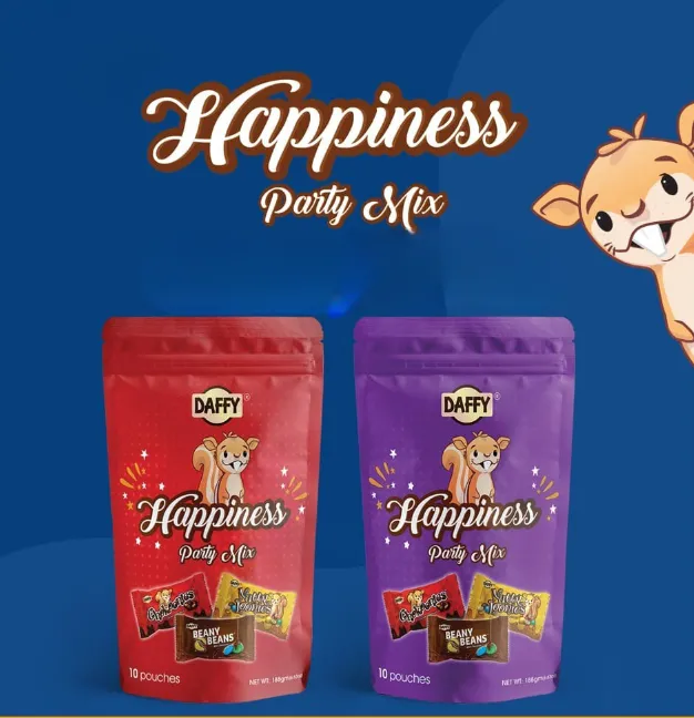 Happiness Assorted Candy Gift Pack - 10 Pouches, 3 Flavors (Nutty ...