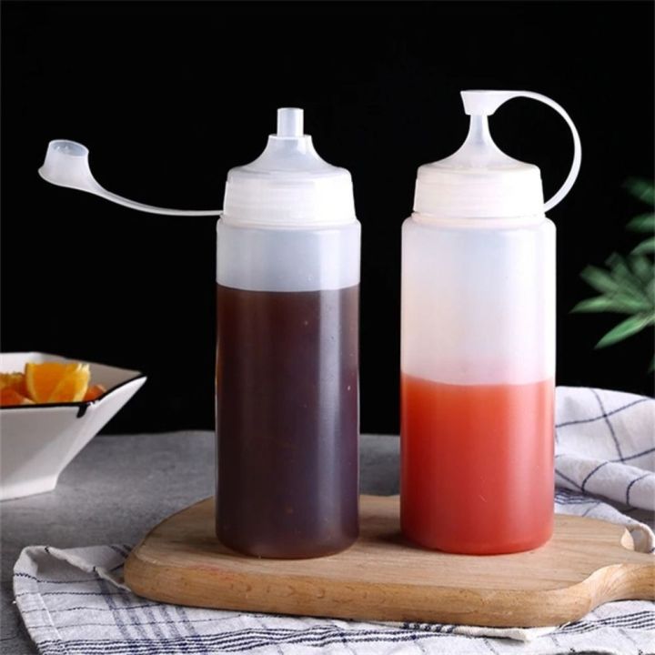 12/16/24A New Transparent Squeeze Bottle Large diameter with Cap ...