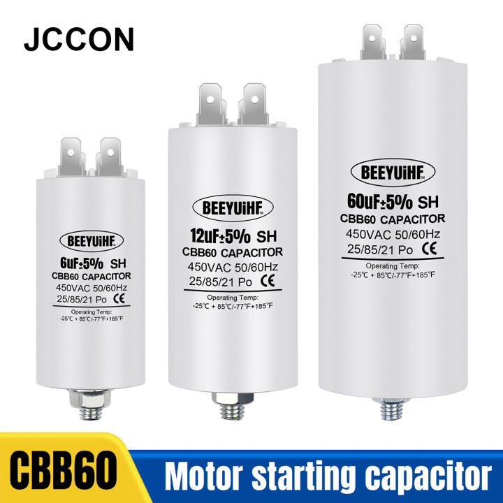 BEEYUIHF CBB60 Starting Capacitor 6uF~60uF Motor Capacitor 50 / 60Hz ...