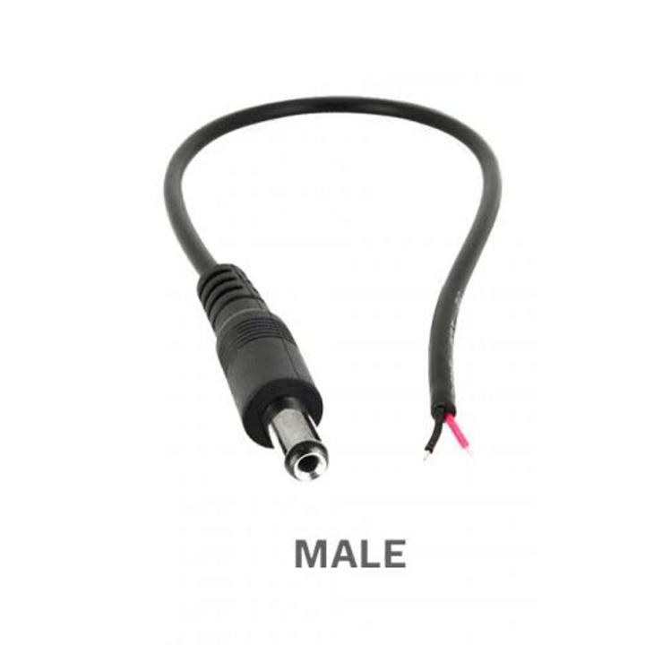 DC 12V 24V 10A Male Plug With 6 inch Wire DC Power Connector Electrical ...