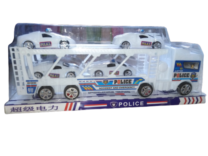 Super 12 Wheels Truck With 4 Small Cars for Kids Playing Big 16 Inch ...