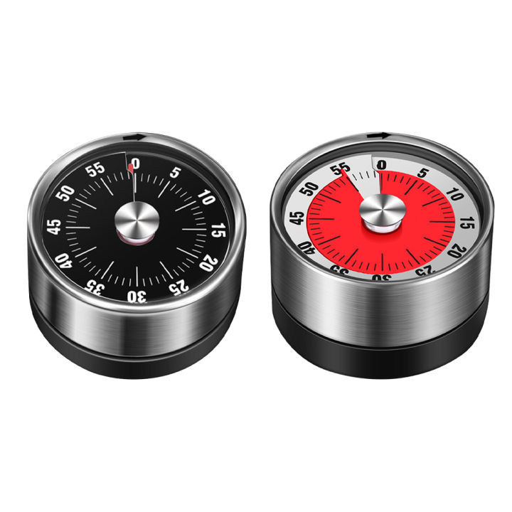 Mechanical Visual Stopwatch Clock Magnetic Backing 60-Minute Countdown ...