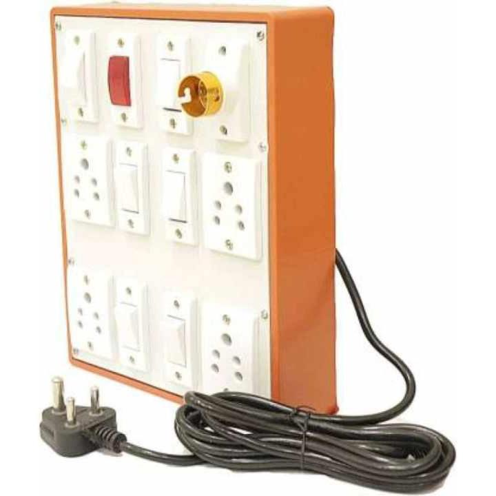 HI-PLASST PVC Extension Switch Board with two 5amp Switches , one 5amp ...