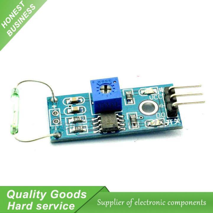 5pcs Dry reed pipe sensor module magnetron module dry reed switch ...
