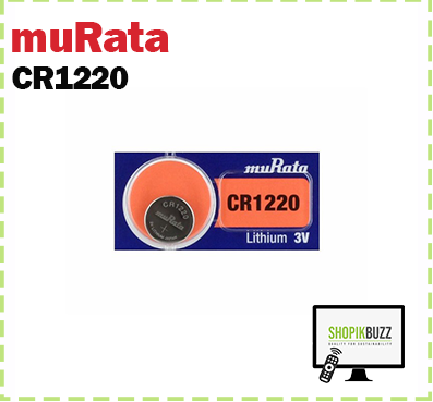 CR1220 1 Pcs Lithium Battery Coin Cell 3V| SMZ Store | Daraz.pk