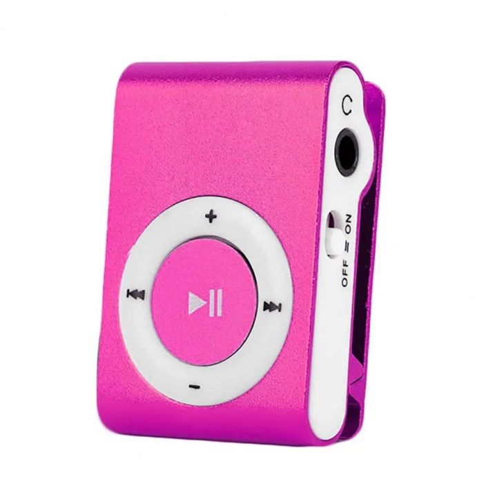 MP3 Media Gift Mini MP3 Metal Clip Long Standby Time Practical USB MP3 ...