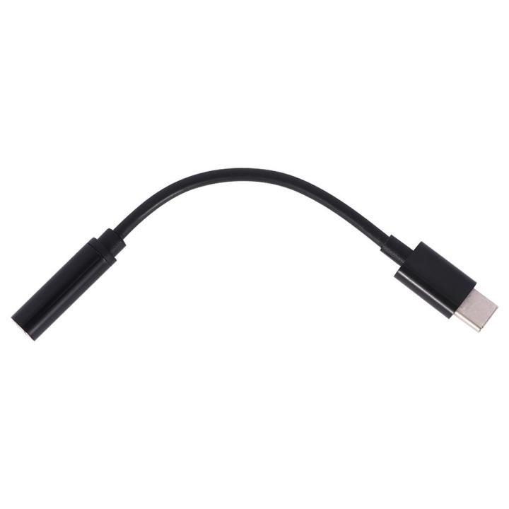 Black for Mobile Phone Aux Audio Adapter Type C To 3.5mm Audio Jack ...