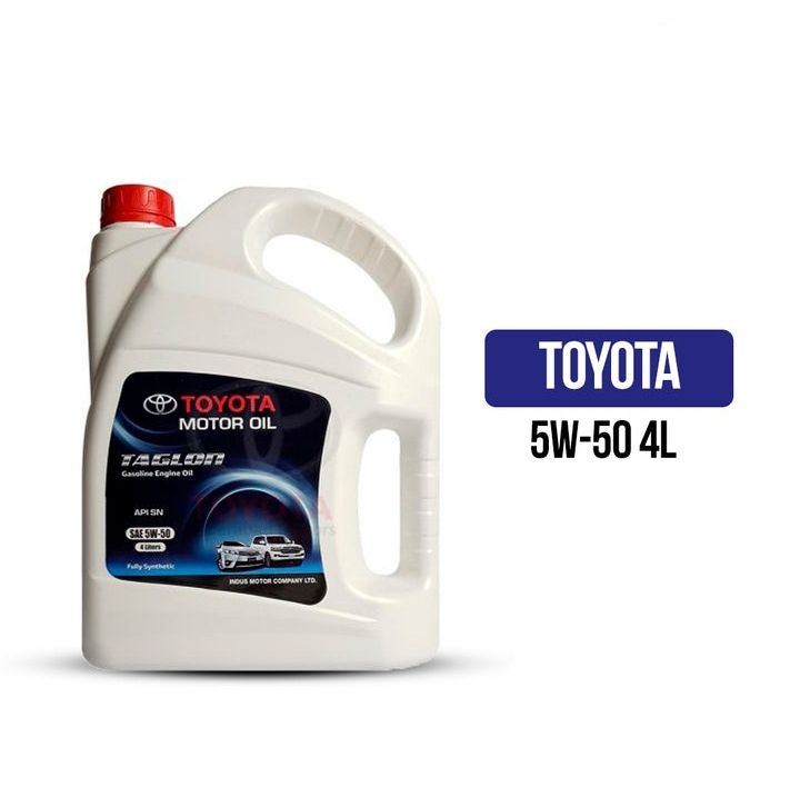 TOYOTA TAGLON ENGINE OIL 5W-50 4 LITERS MOTOR OIL | Daraz.pk