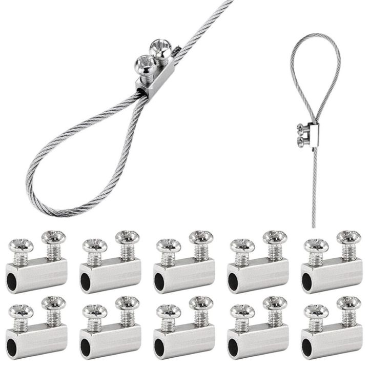 New Copper Steel Wire Rope Clip Metal Adjustable Stainless Steel Cable ...