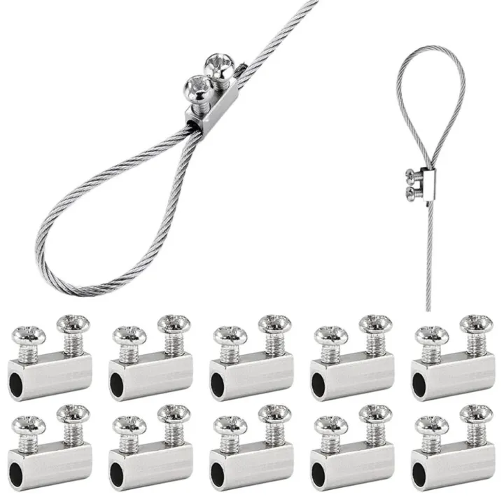 New Copper Steel Wire Rope Clip Metal Adjustable Wire Rope Clamp Screws ...