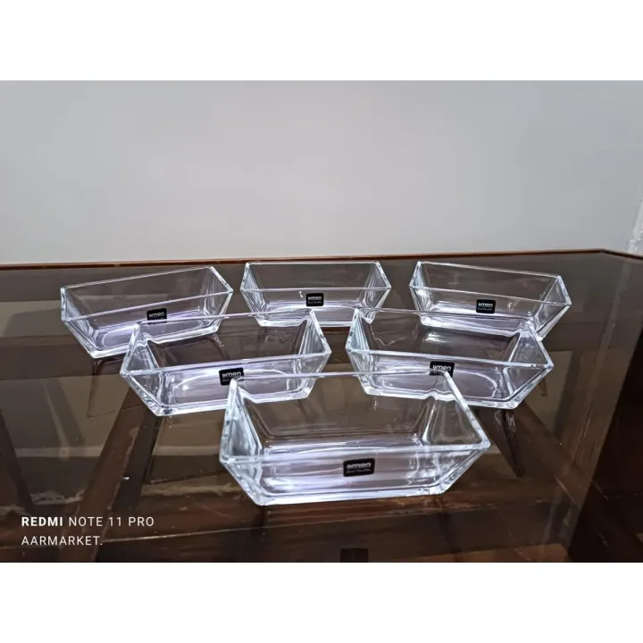 Premium Limon Gift Pack 200 ML 6 Pcs Glass Bowl Set For Sweet , Deserts ...