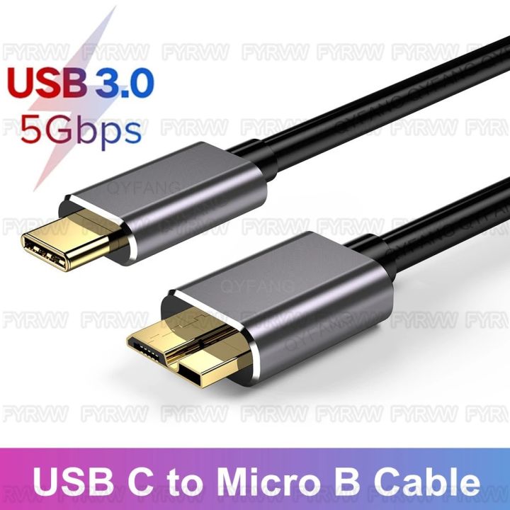 USB C to Micro B Cable USB 3.0 Type C 5Gbps Data Connector Adapter For ...