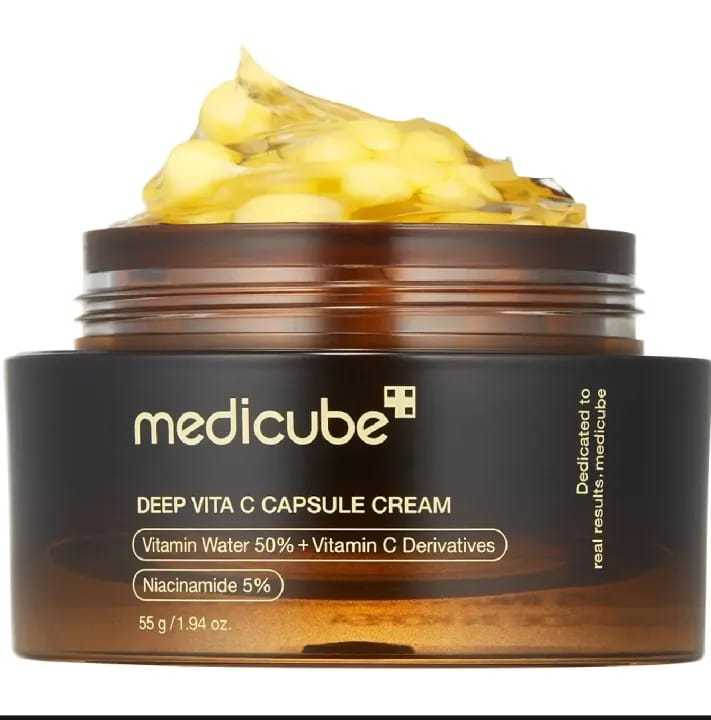 Medicube Deep Vita C Cream – 55g Vitamin C Face Moisturizer for Anti ...