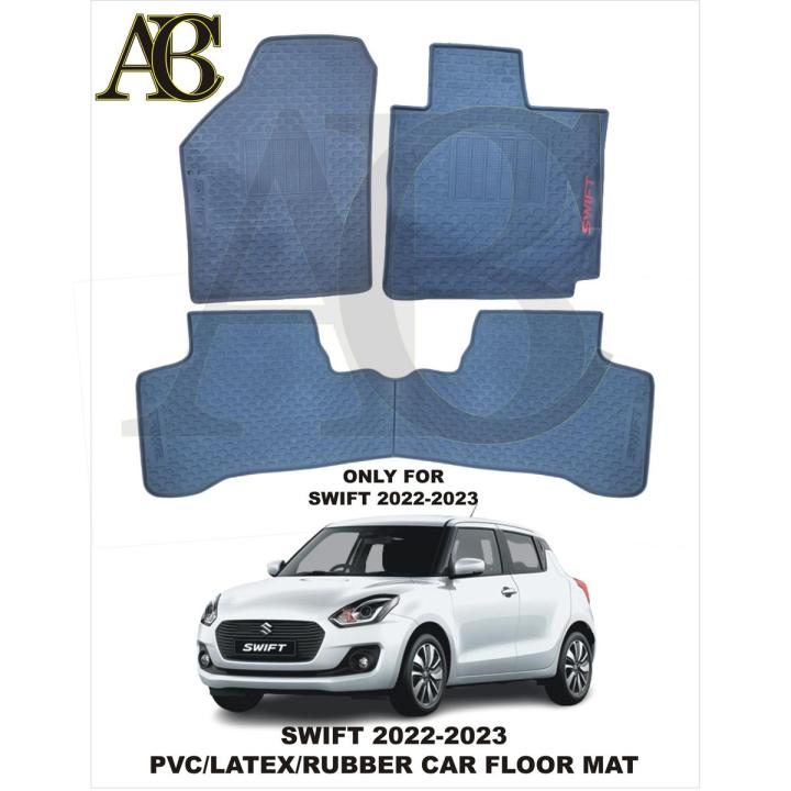 SWIFT 2022-2023 PVC/LATEX/RUBBER CAR FLOOR MAT3PIC | Daraz.pk