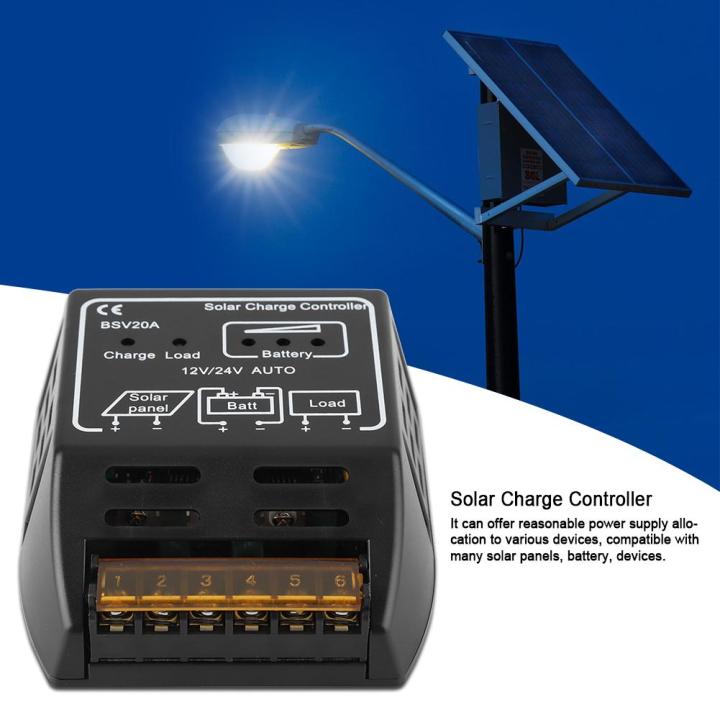 Solar Charge Photovoltaic Controller 12V 20A Automatic Identification ...