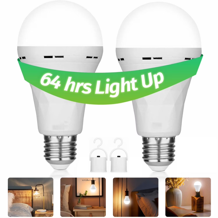 Rechargeable LED Smart Bulb with Backup Battery | Emergency Light Bulb ...