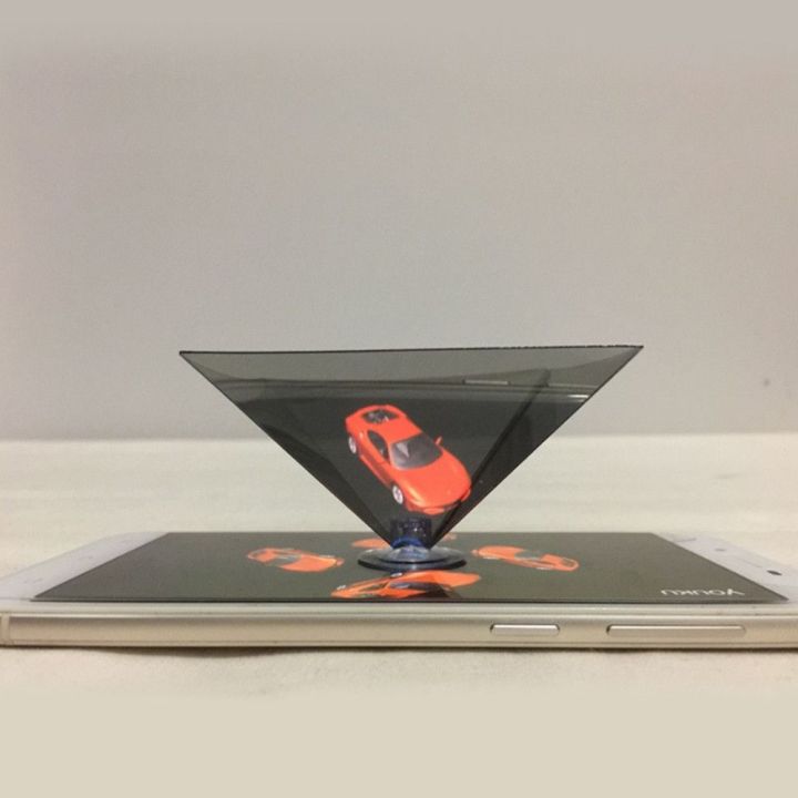 Mobile Phone Smartphones Holographic 3d Holo Box Pyramid Display ...