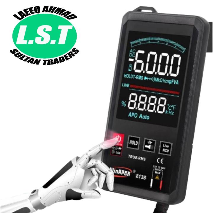 WinAPEX ET8138 Touch Screen Multimeter Digital Automatic 6000 Count ...