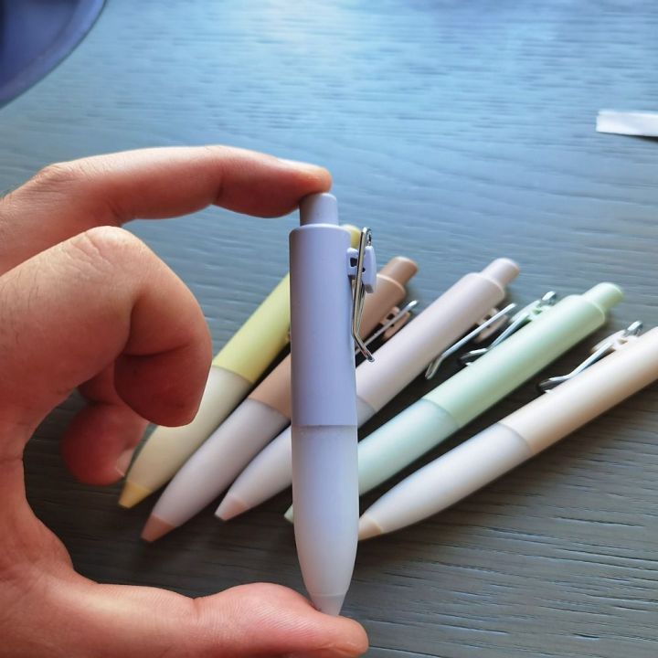 Simplicity Plastic Ballpoint Pen Fat Short Neutral Pen 0.5mm Quick ...