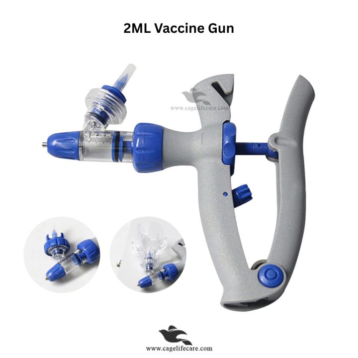 2ml Vaccine Injection Gun – Automatic Syringe for Poultry Birds ...