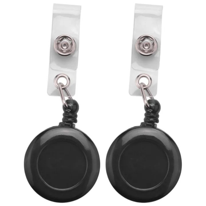 Spreeshop 2X Retractable Yo Yo Key Ring PULL CHAIN Belt Clip ID CARD ...