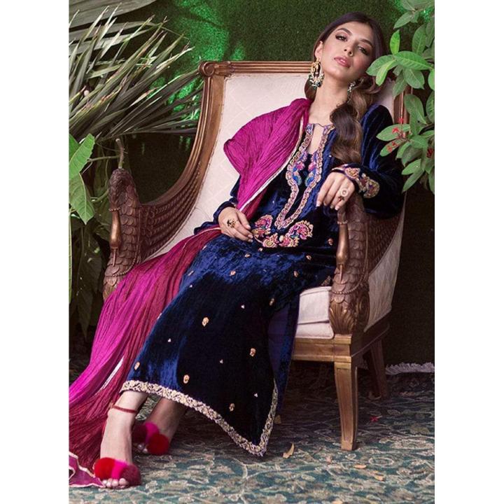 Pakeeza Velvet Micro9000 3Piece-Unstiched | Daraz.pk