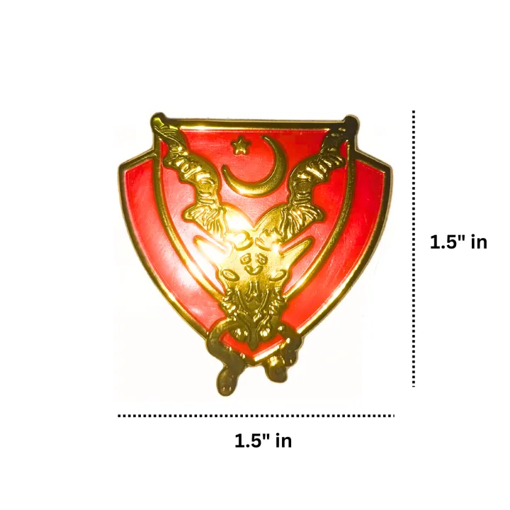 Markhor Wings Metal Emblem Sticker – 1.5x1.5" Universal Car & Bike ...