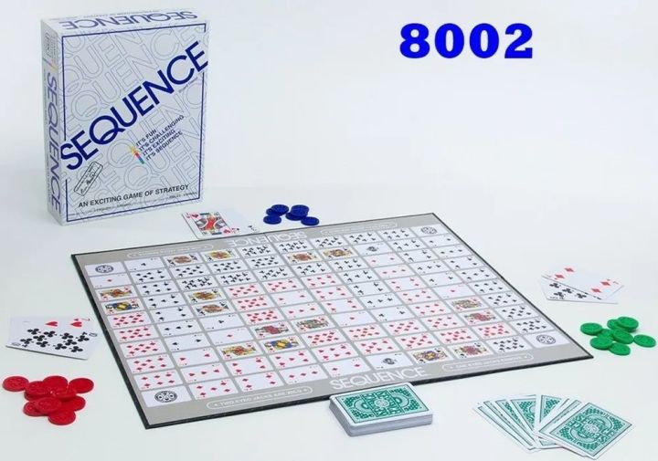 Sequence 30"x20" Jumbo Size Strategy Board Game - Multicolor | Daraz.pk