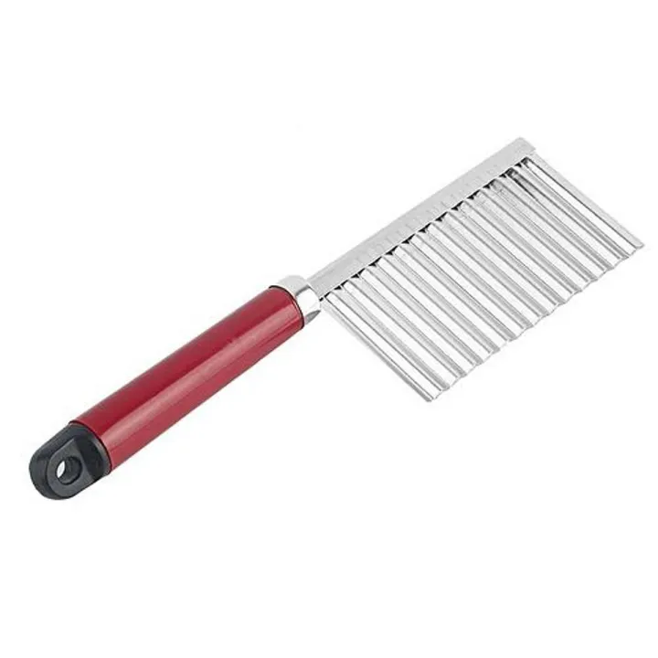 Potato Masher Vegetable Fruits Cutter Slicer Stainless Steel Blade ...