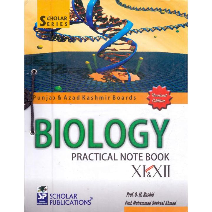 Biology Practical Note Book for 1st Year & 2nd Year | Complete Lab ...