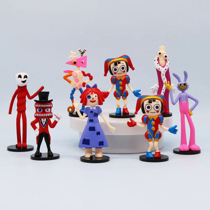 The Amazing Digital Circus Figure Pomni and Jax Toys Cute Anime Figures ...