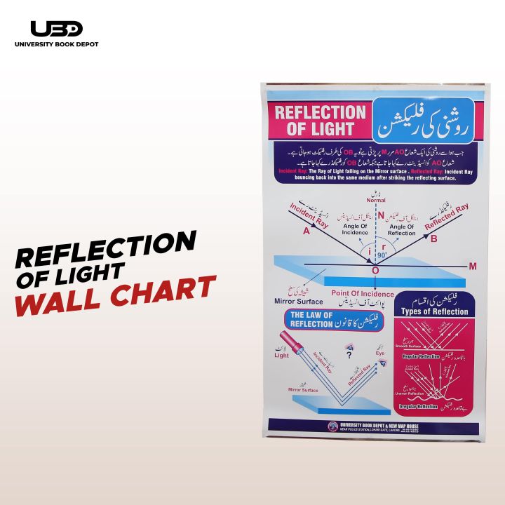 Reflection of Light Wall Chart | HD Picture Presentation on 200 grams ...