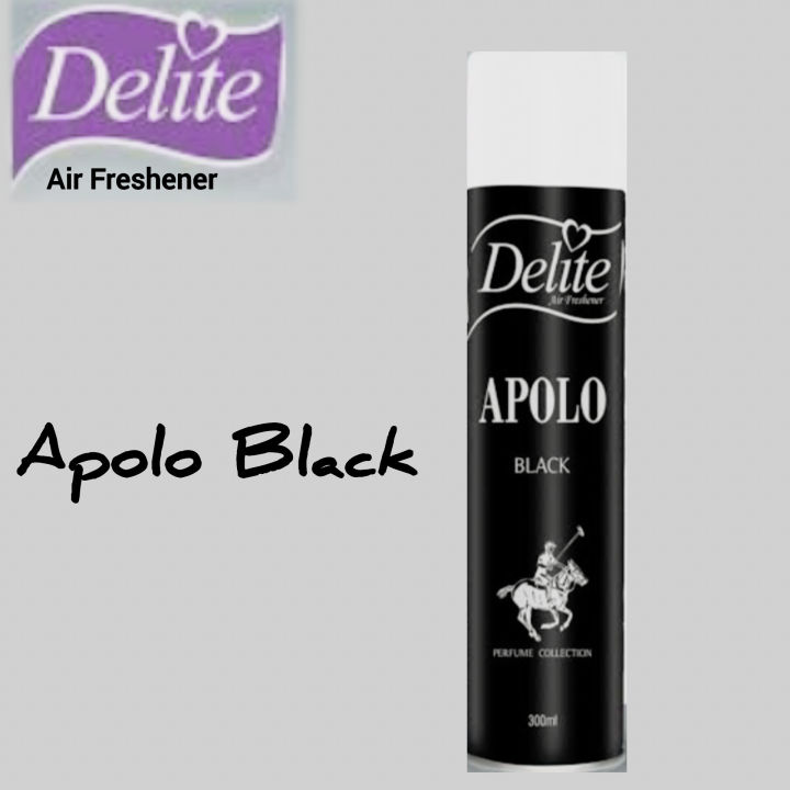 Delite Air Freshener Apolo Black - 300ml | Daraz.pk