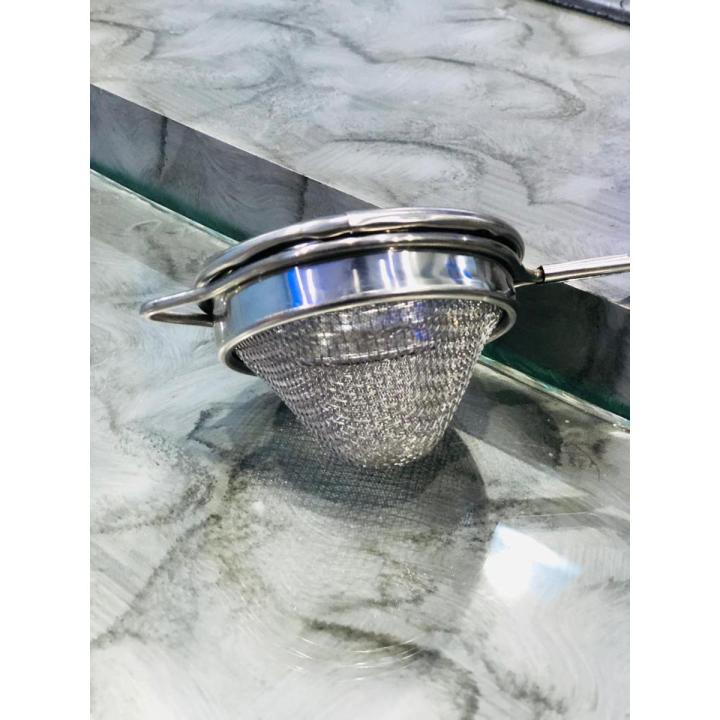 Strainer - Tea Strainer - Steel Mesh Tea Strainer (Double jali | Daraz.pk