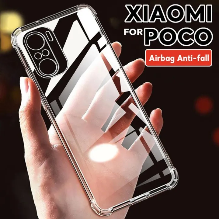 Luxury Shockproof Silicone Clear Phone Case For Xiaomi Poco M6 X6 X5 X3 ...