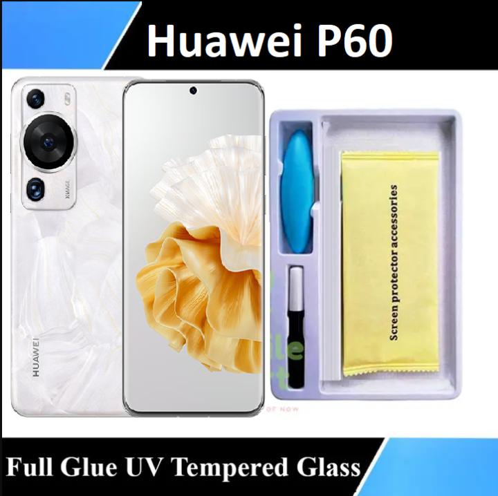 Huawei P60 UV Tempered Glass Screen Protector Full Curved Protector ...