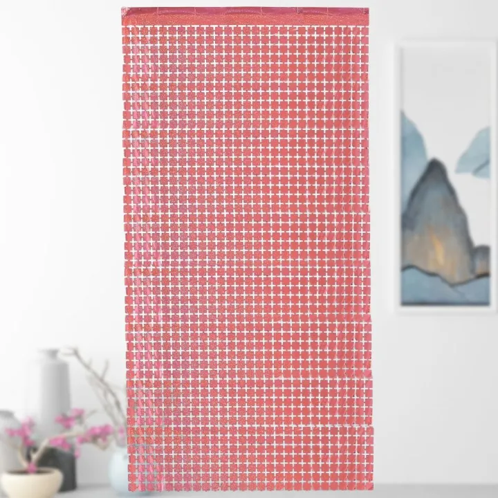 2m Birthday Laser Sequins Wall Background Curtain Party Decoration ...