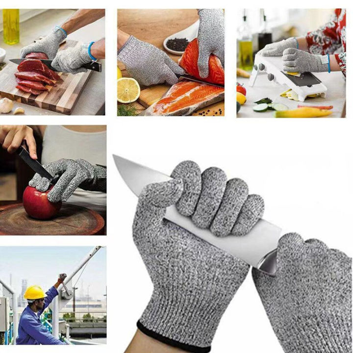 New 1 pair Multi Purpose Finger Protection Anti Cutting Fabric Food ...