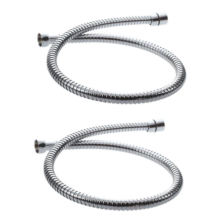 2X 80 cm Flexible Stainless Steel Bathroom Water Shower Hose | Daraz.pk