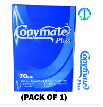 Copymate A4 70 grams Paper - 500 Sheets, 1 Ream | Daraz.pk