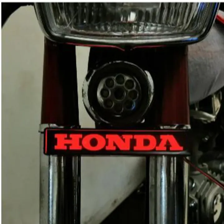 Motorcycle LED Light Front Logo memon | Daraz.pk