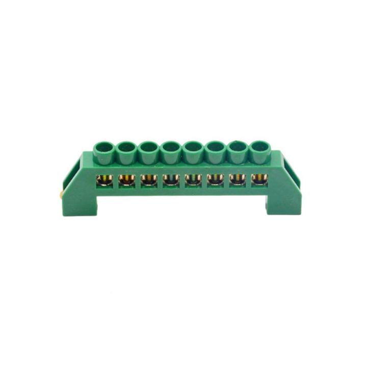 1Pcs Bridge Design Zero Line Screw Brass Copper 4-12 Pole Grounding ...