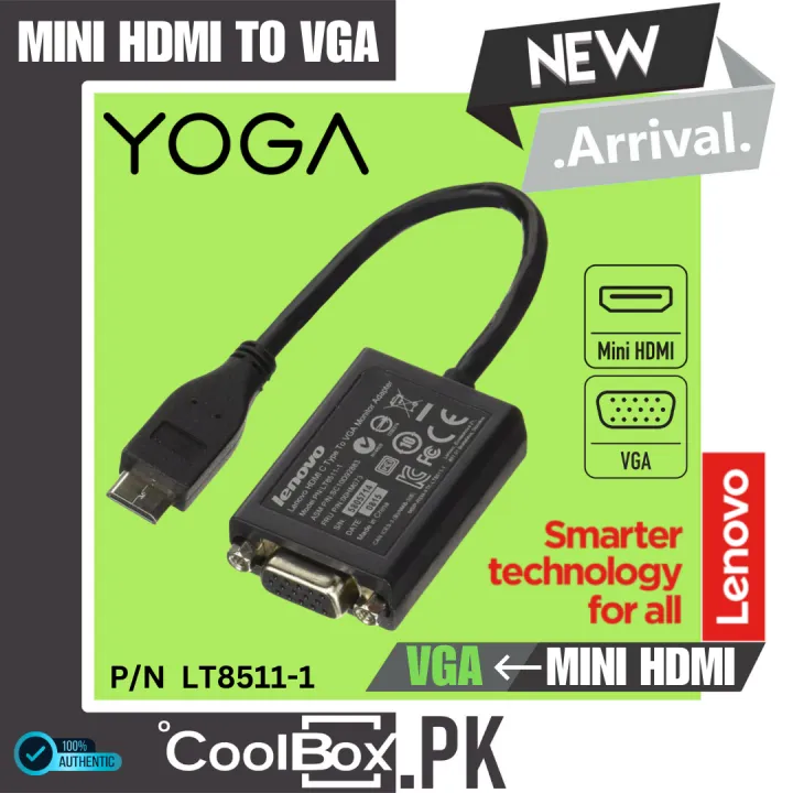 Original Lenovo ThinkPad Mini-HDMI to VGA Monitor Adapter (BRANDED ...